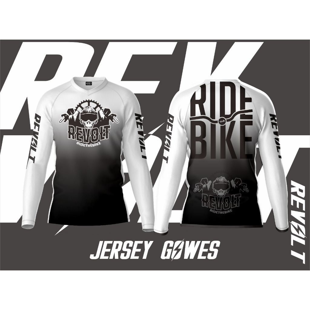 Jual JERSEY REV0LT SERIES | Kaos Trail & Gowes / Baju Motocross & MTB ...