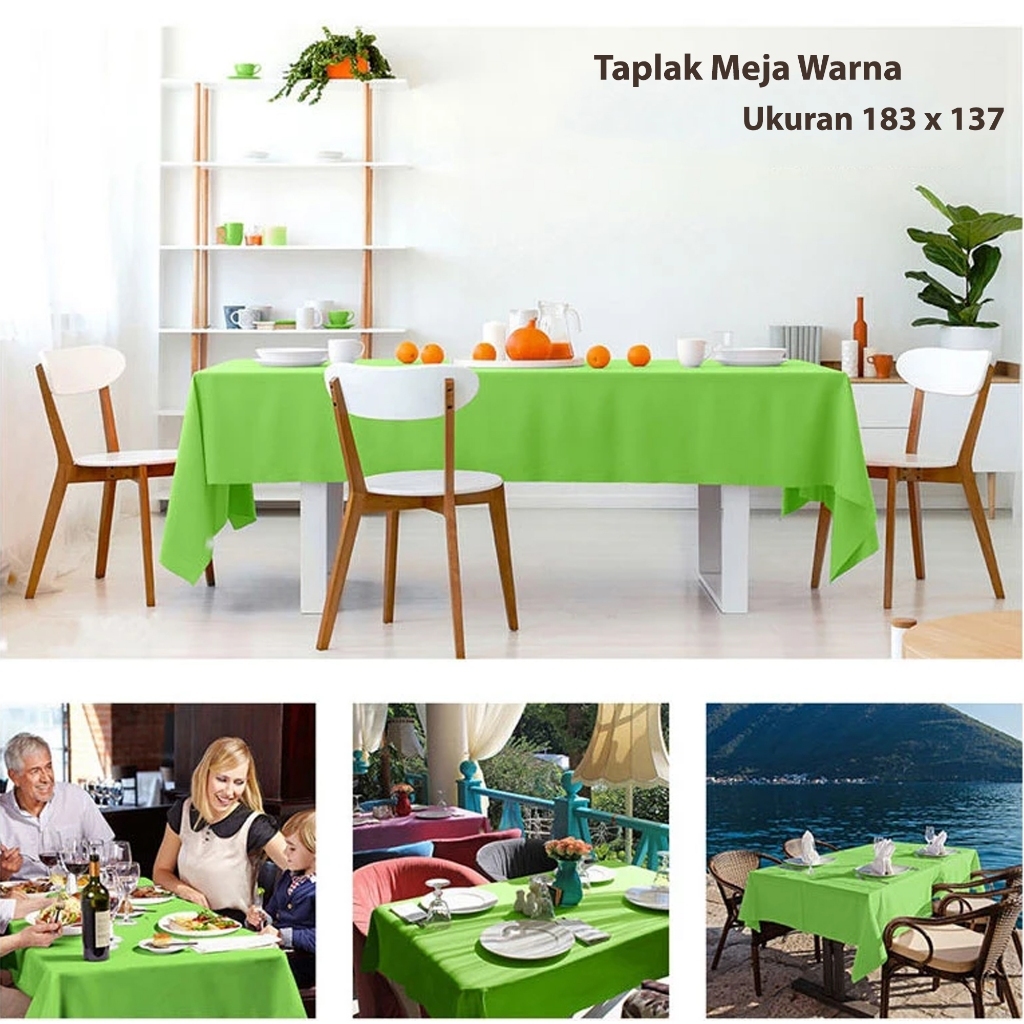 Jual Table Cover Happy Birthday Taplak Meja Plastik Warna Warni Polos ...