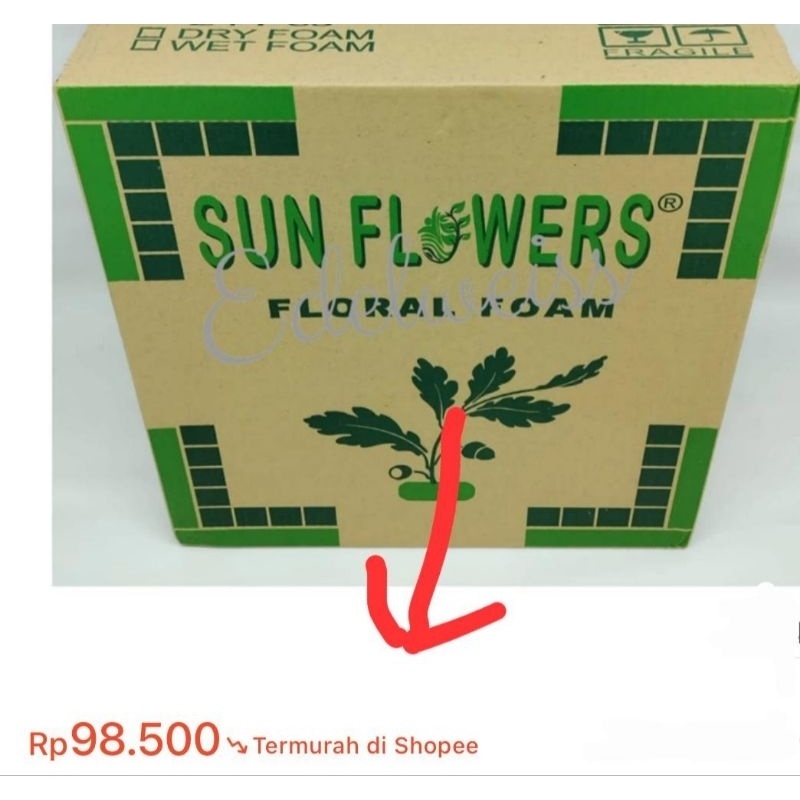 Jual Busa Kering Sun Flower 1 Dus / Bunga kain plastik kering ...