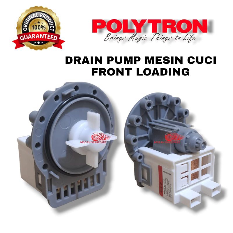 Jual POLYTRON FRONT LOADING MOTOR DRAIN PUMP POMPA PEMBUANGAN MESIN ...