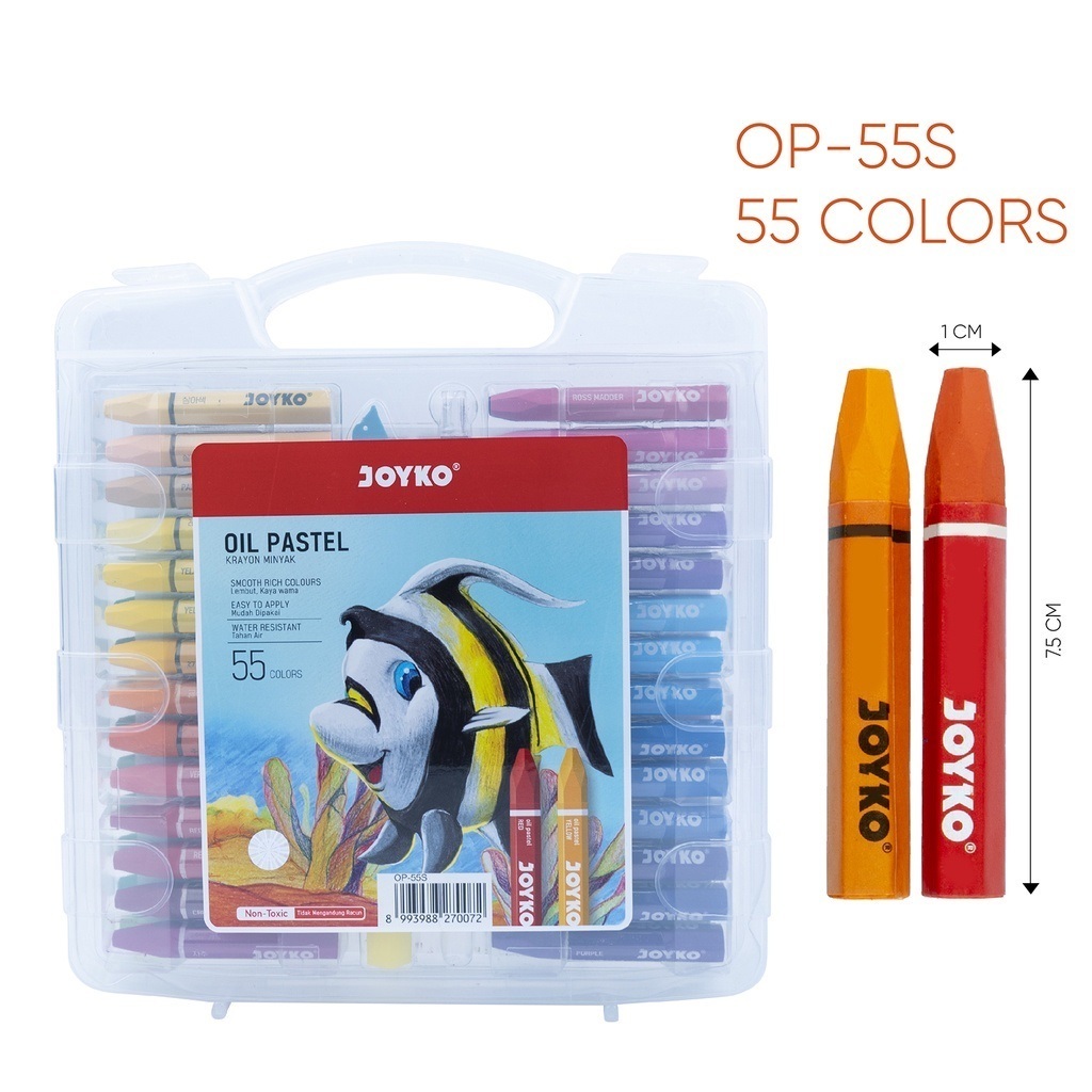 Jual Crayon Oil Pastels 55 Titi Joyko | Shopee Indonesia