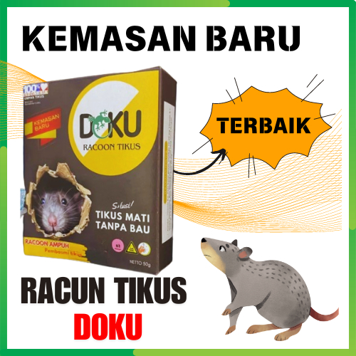 Jual RACUN TIKUS DOKU PALING AMPUH PEMBASMI TIKUS & OBAT ANTI TIKUS ...