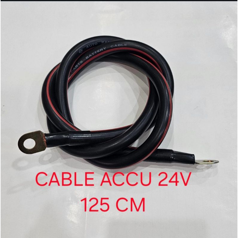 Jual CABLE ACCU KABEL AKI UKURAN 125 CM 24V UNIVERSAL | Shopee Indonesia