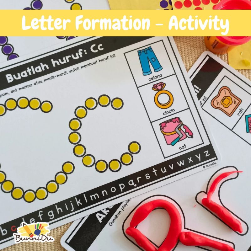 Jual Letter Formation Activities - Aktivitas mengenal bentuk huruf ...