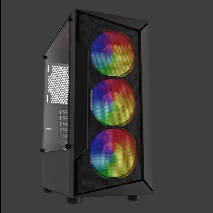 Jual Casing PC Komputer VenomRX Rockstar | Mid Tower | ATX Case | 3 Fan ...