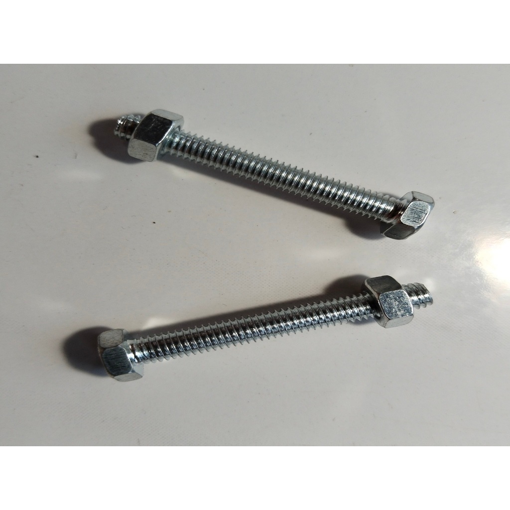 Jual Baut Galvanis 8mm panjang 4.5cm + Mur ( Kunci No.10 ) | Shopee ...