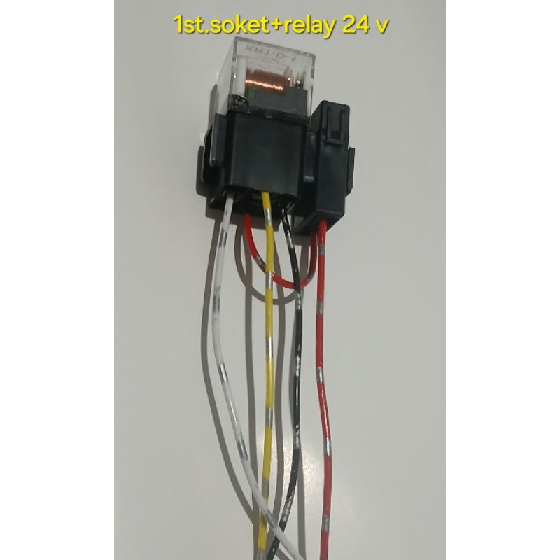 Jual SOKET +RELAY 24V 40 A kaki 4 UNIVERSAL | Shopee Indonesia