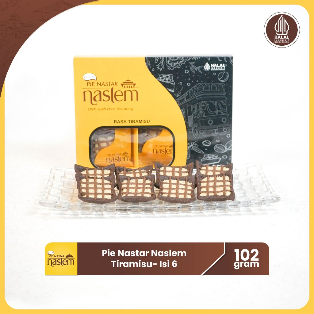 Jual Pie Nastar Naslem Tiramisu isi 6 pcs Oleh-Oleh Bandung by Ina ...