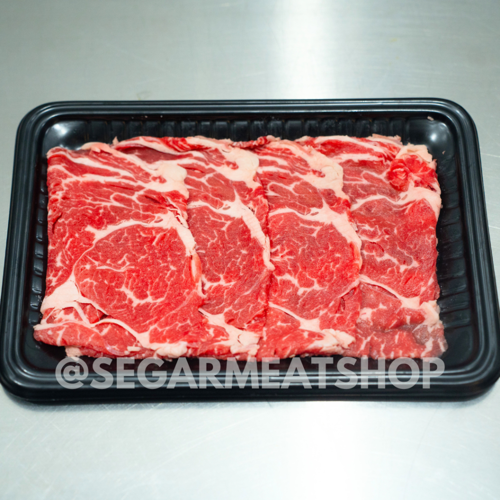 Jual AUS Wagyu Ribeye Mb5+ Slice Shabu - Daging Shabu Shabu Hotpot ...