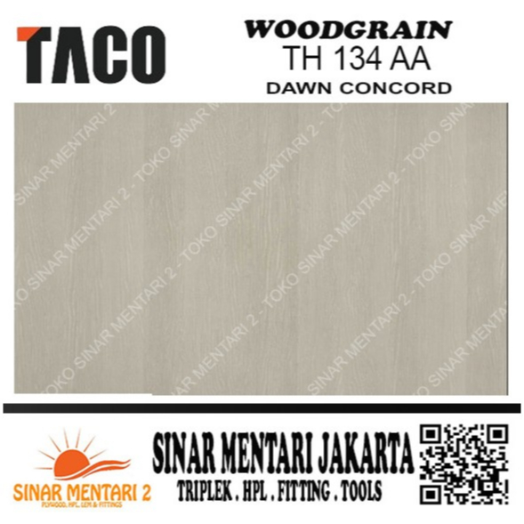 Jual TACO HPL WOODGRAIN TH 134 AA DAWN CONCORD | Shopee Indonesia