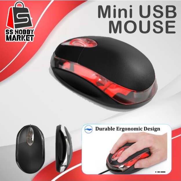 Jual MOUSE USB KABEL WIRED MERK RANDOM R-ONE AVAN | Shopee Indonesia
