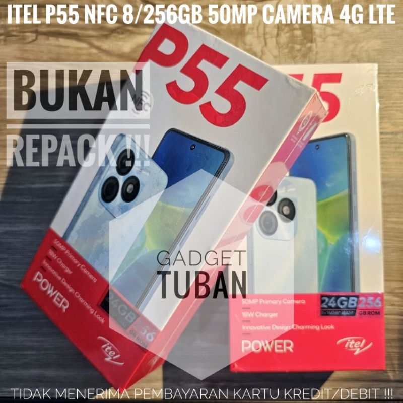 Jual Itel P55 NFC 8/256 GB 50MP Camera IPS LCD 6.6 Inch Punch Hole Display 4G | Shopee Indonesia