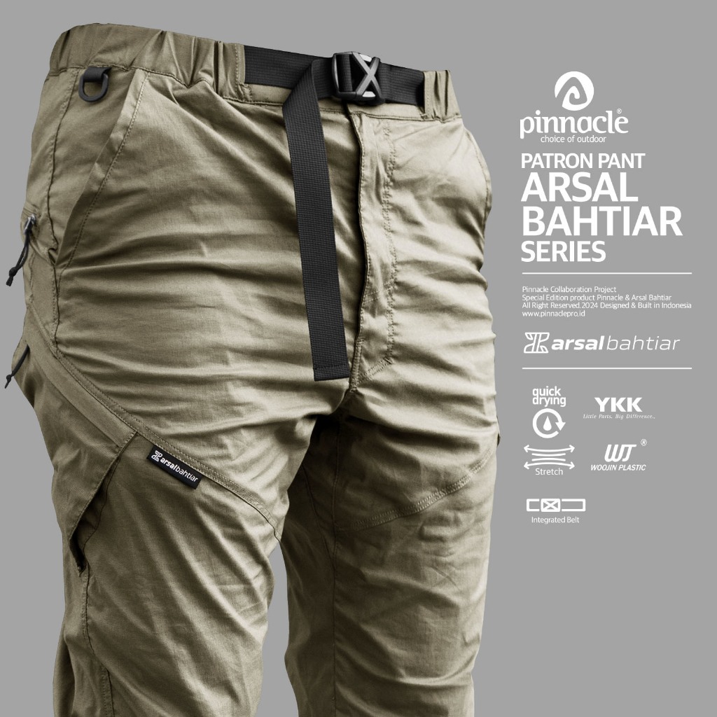 Jual Pinnacle Pro Official Patron Pant Arsal Series - Khaki | Shopee ...