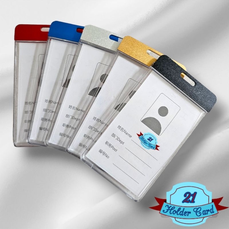 Jual Tempat Id Card Akrilik Sliding 2 Sisi Kelas Atas | Shopee Indonesia