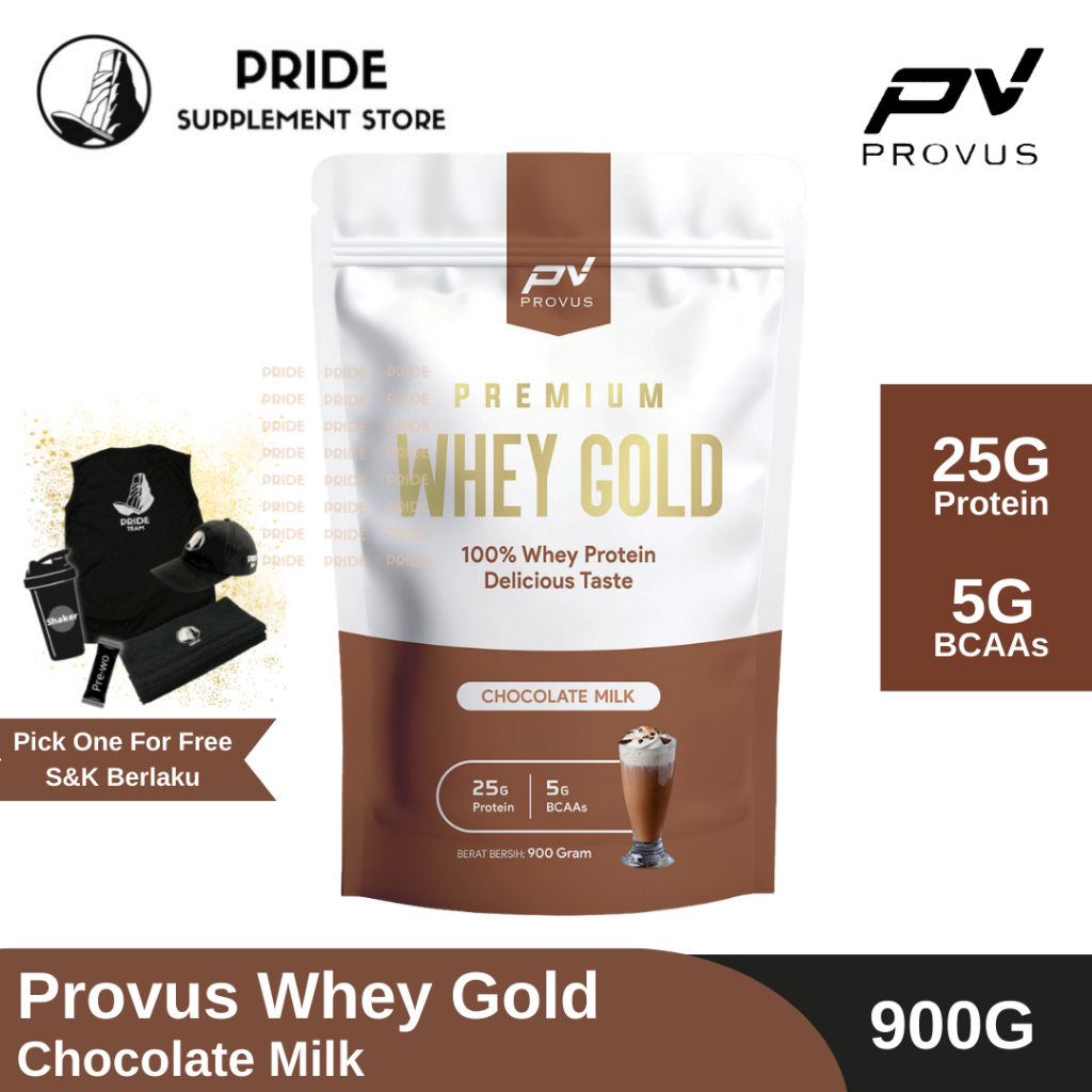 Jual Provus Premium Whey Gold 900gr - 100% Whey Protein | Shopee Indonesia