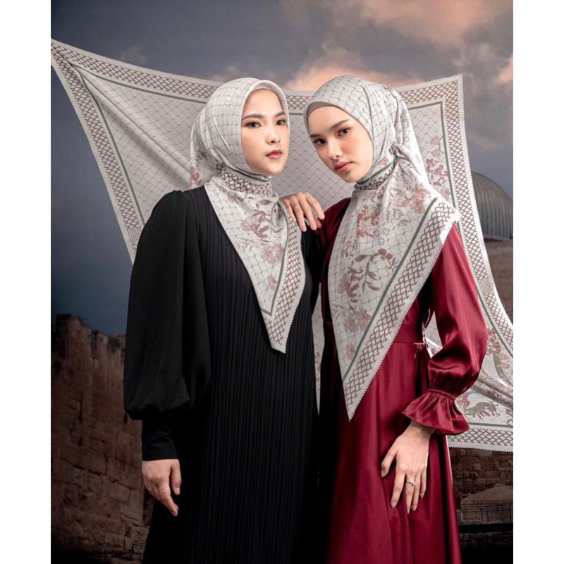 Jual HUMA SCARF HEYLOCAL 2024 ivory | Shopee Indonesia