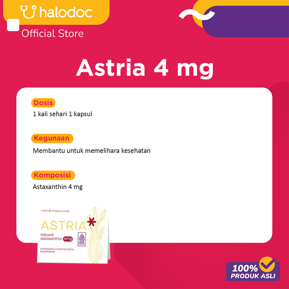 Jual Astria 4 mg 4 Kapsul | Shopee Indonesia