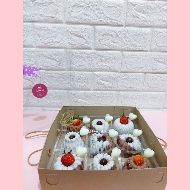 Jual [BISA UNTUK HARI H] Pudding mini 9pcs / pudding ulang tahun ...