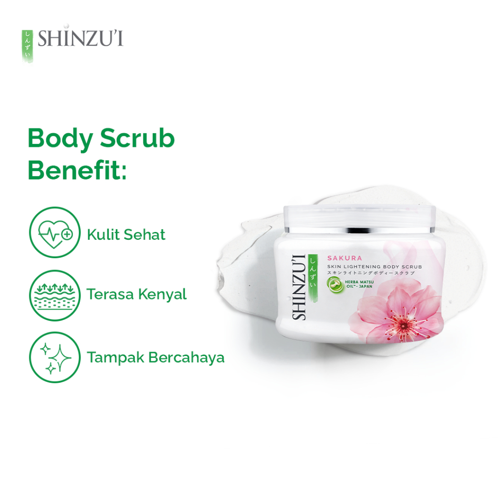 Jual SHINZUI SHINZU'I Skin Lightening Body Scrub 110gr KECIL | Shopee ...