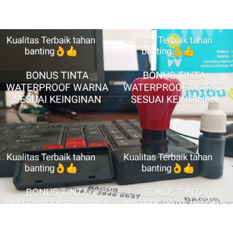 Jual Stempel perusahaan, nama tandatangan, logo, lunas stample flash ...