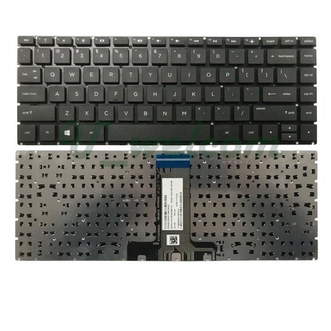 Jual KODE E79N Keyboard Laptop HP 14CF 14SCF 14SDK 14DK 14DG Black US ...