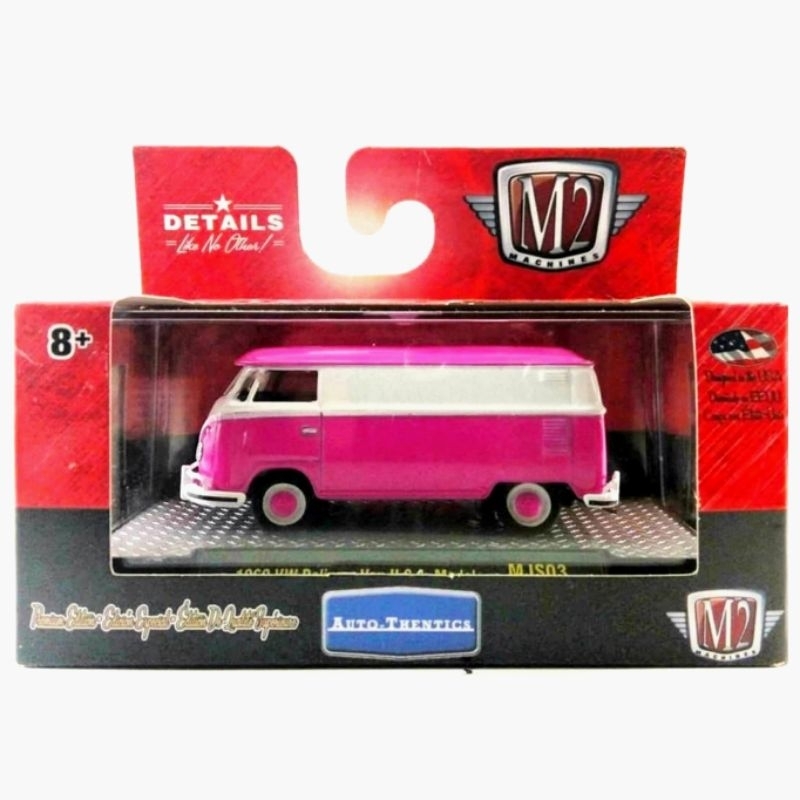 Jual M2 Machines Auto-Dreams Pink Series 1960 Volkswagen Delivery Van ...