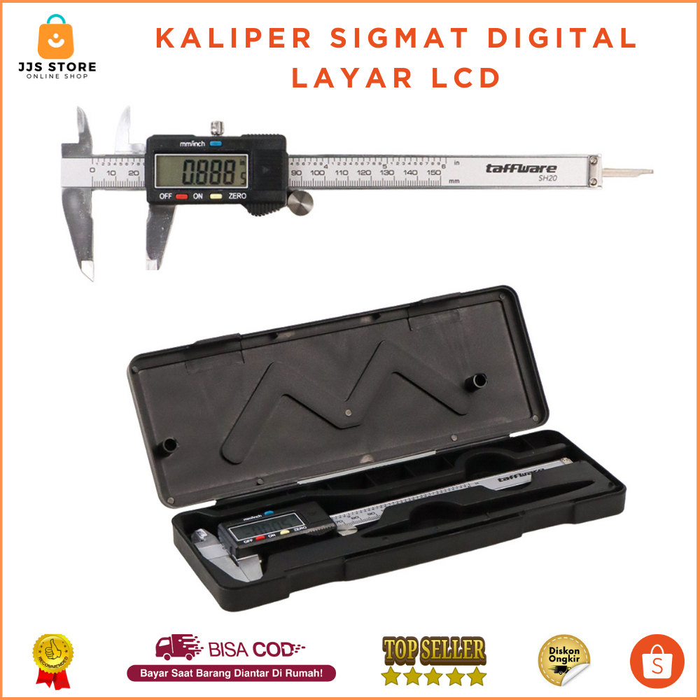 Jual Sigmat Digital / Kaliper Sigmat Digital Layar LCD / Jangka Sorong Digital / ALat Perkakas ...