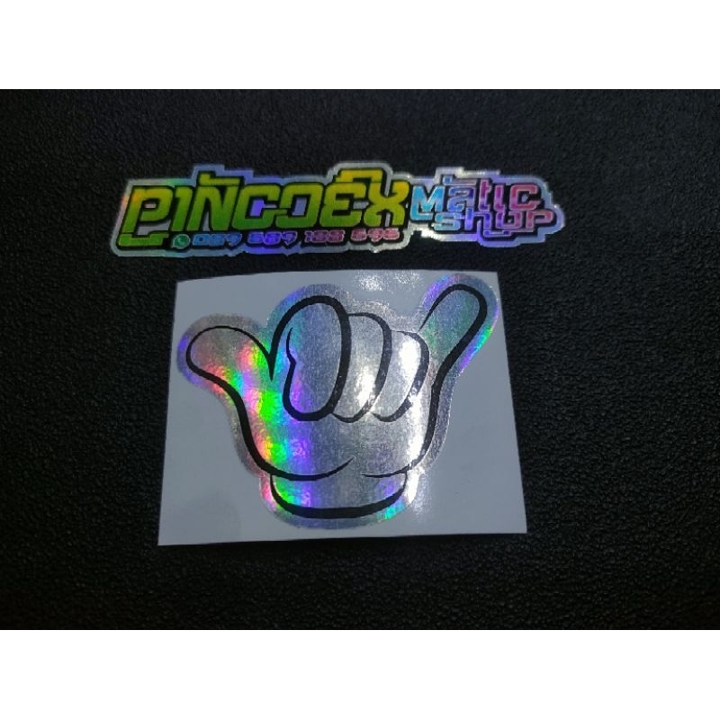 Jual sticker emot keren hologram(2 biji) | Shopee Indonesia