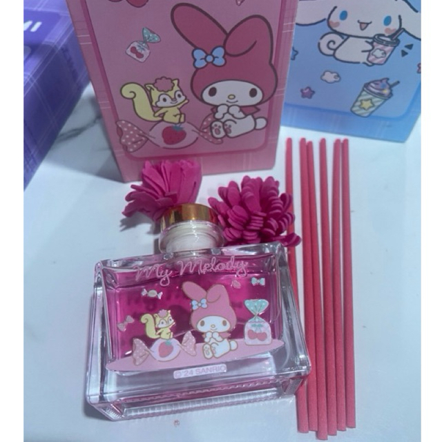 Jual Sanrio Pewangi Ruangan Diffuser botol stick my melody cinnamorol ...