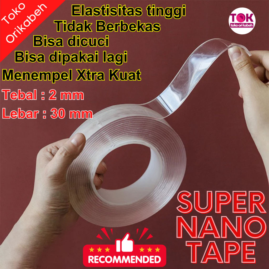 Jual Nano Dabel Tip Super Kuat / Nano Tape Bubble / Doble Tip Dobletip ...
