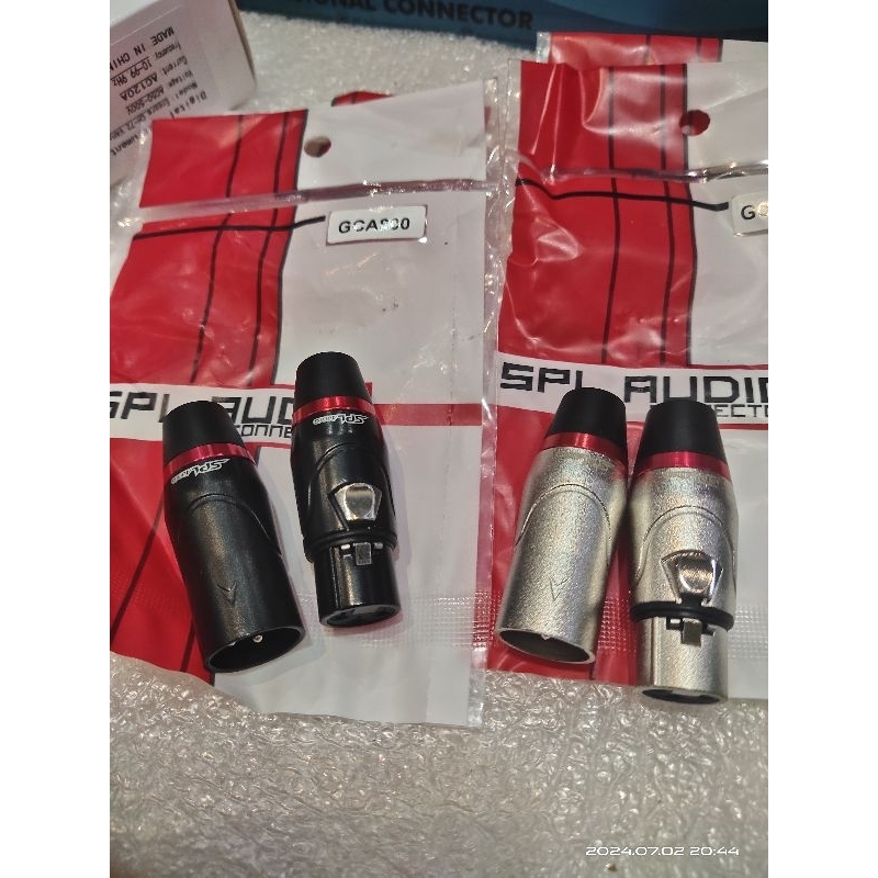 Jual Jack Canon dan socket Canon SPL audio original (silver) | Shopee ...