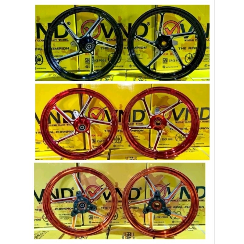 Jual VELG RACING VND ORIGINAL AK 55 NMAX NEW NMAX OLD 185x14 & 215x14 NMAX OLD NMAX NEW AEROX ...