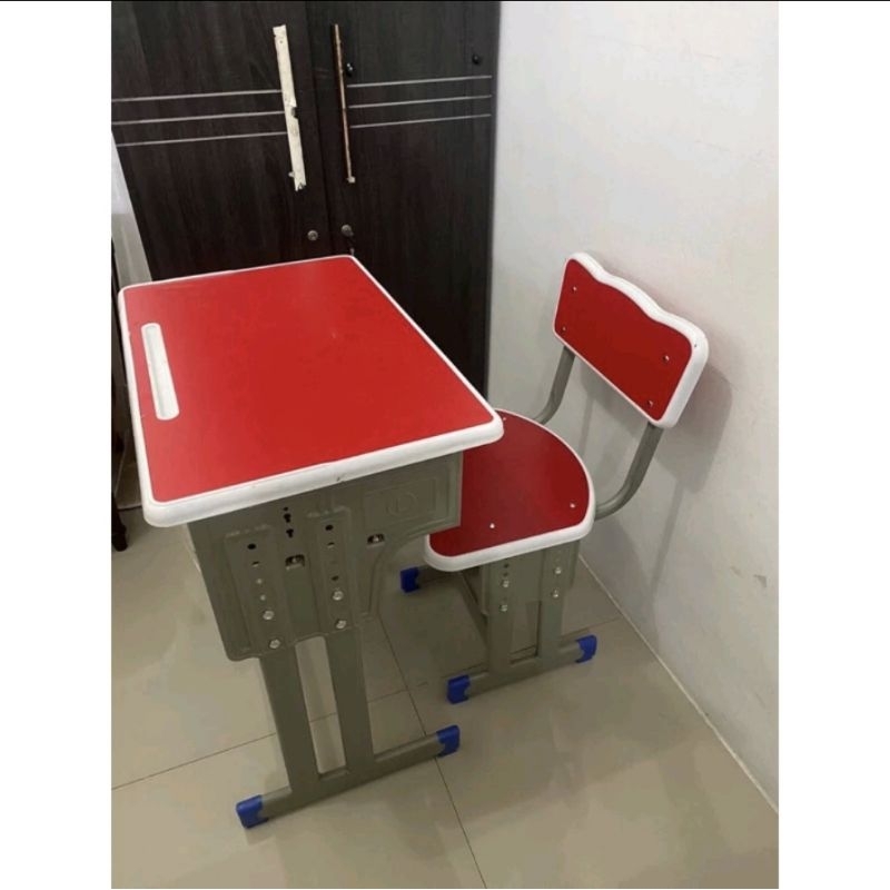Jual PAKET SET MEJA KURSI BELAJAR SEKOLAH PAUD KULIAH KAMPUS TK SD SMP ...