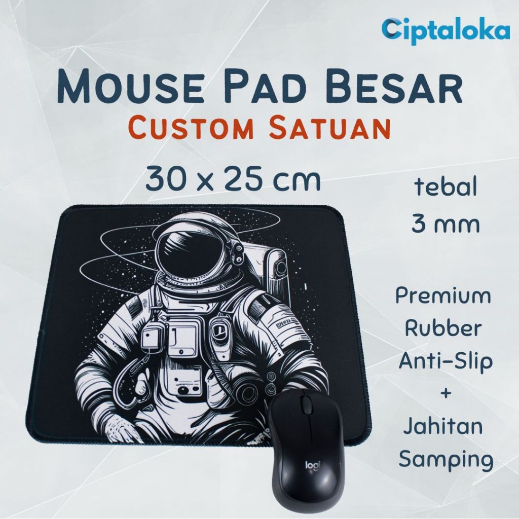 Jual [Premium] Custom Mouse Pad Besar, Gaming MousePad Satuan & Grosir ...
