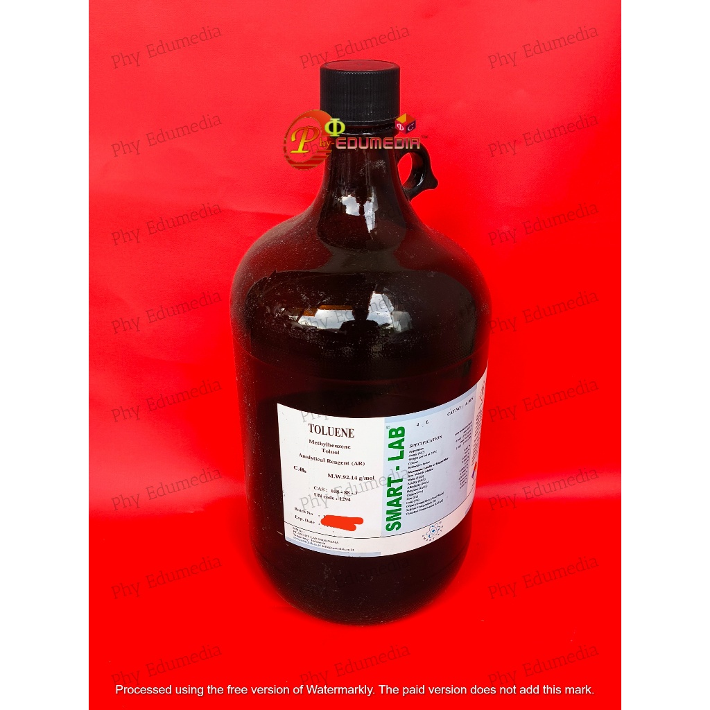 Jual Toluene / Toluena Pro Analysis Smartlab Per 1000ml 1 Liter Repack ...
