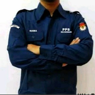 Jual Baju KPU dan PPS warna baju dan bordiran bisa custom | Shopee ...