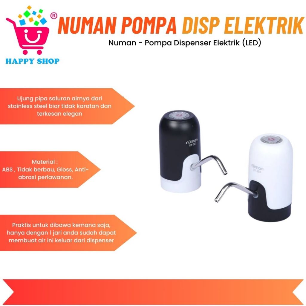 Jual Numan - Pompa Dispenser Elektrik (LED) / Pompa Galon Elektrik ...