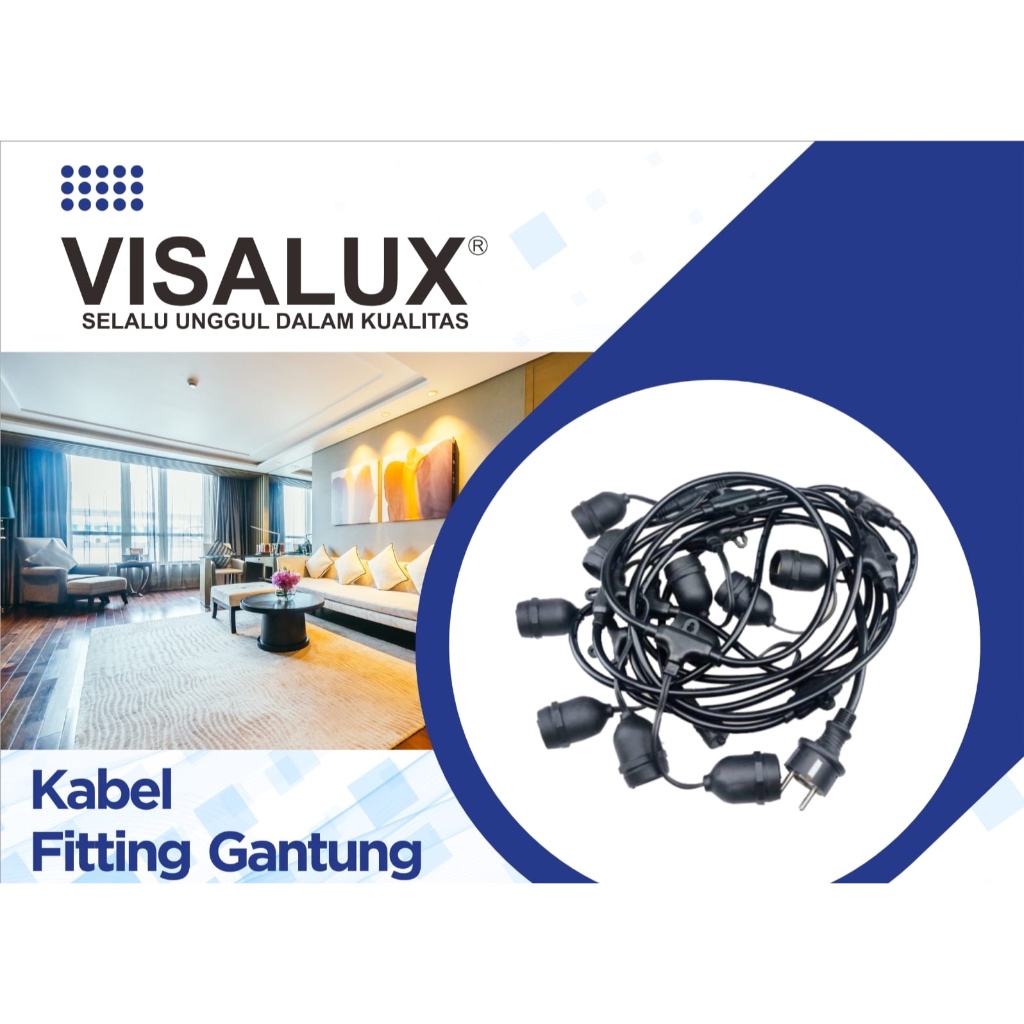 Jual Kabel Fitting Gantung Outdoor Visalux | Shopee Indonesia