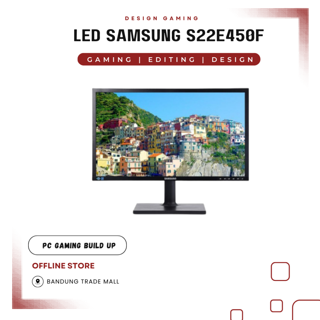 Jual LED 22 INCH SAMSUNG S22E450F FULL HD | Shopee Indonesia