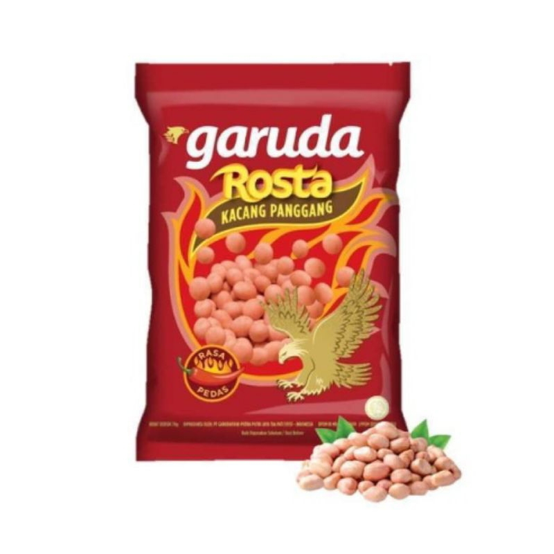 Jual GARUDA ROSTA KACANG PANGGANG RASA PEDAS 70 gr | Shopee Indonesia