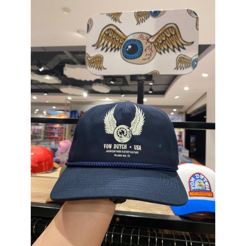 Jual Von Dutch Caps Men - Vondutch Topi Pria - Navy Original | Shopee ...