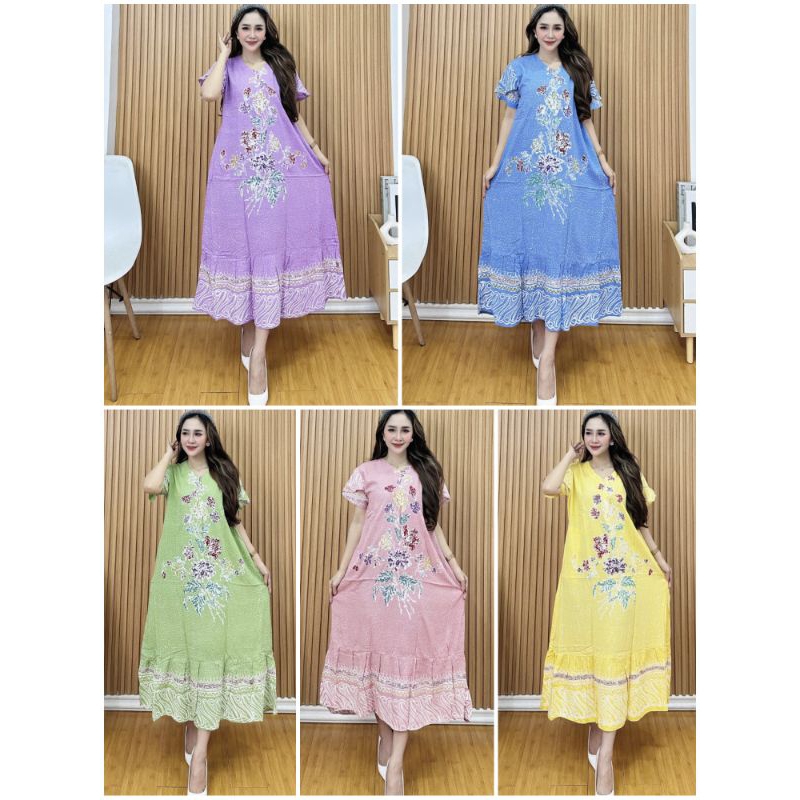 Jual Daster busui kekinian terbaru rayon samitex premium motif bunga ...