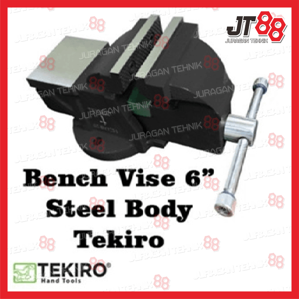 Jual TEKIRO Bench Vise Steel / Catok Meja / Ragum 6" 6in 6 in 6 inch ...