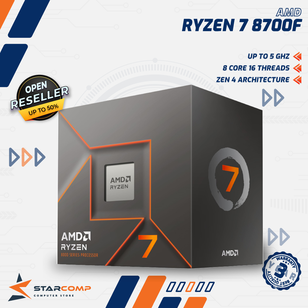 Jual AMD Ryzen 7 8700F Box / Tray Processor AM5 Up To 5.0Ghz Cache 16MB ... Jual AMD Ryzen 7 8700F Box / Tray Processor AM5 Up To 5.0Ghz Cache 16MB ...