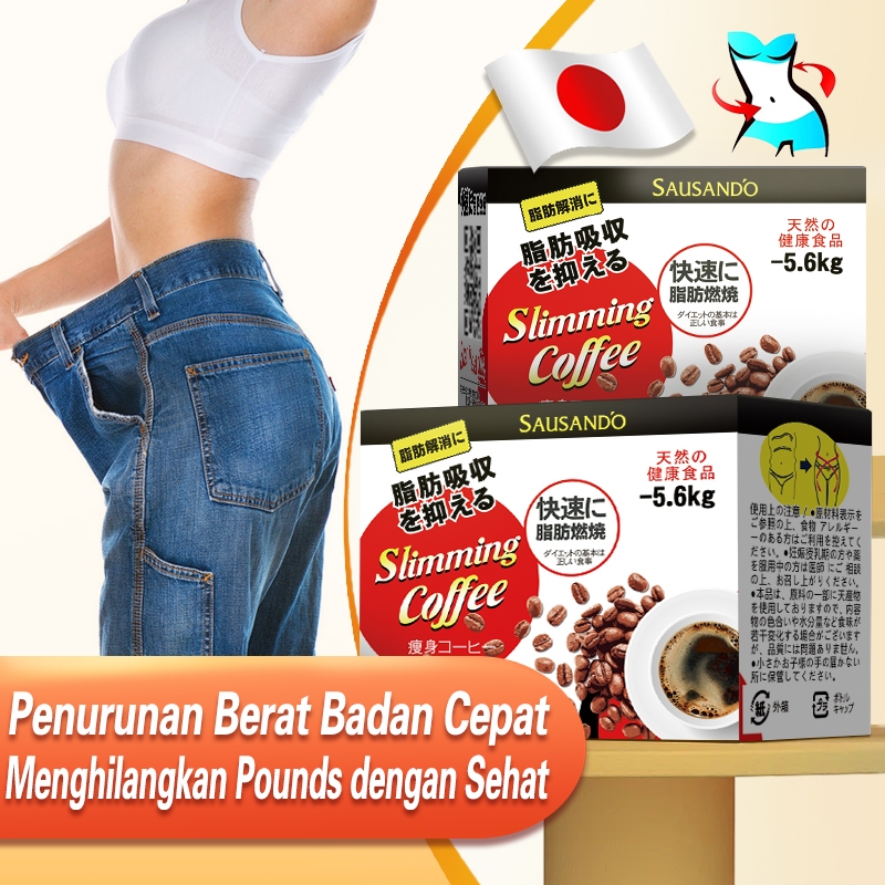 Jual SAUSANDO Slimming Coffee kopi instan Kopi hitam, kopi, enzim penurun berat badan L-karnitin ...