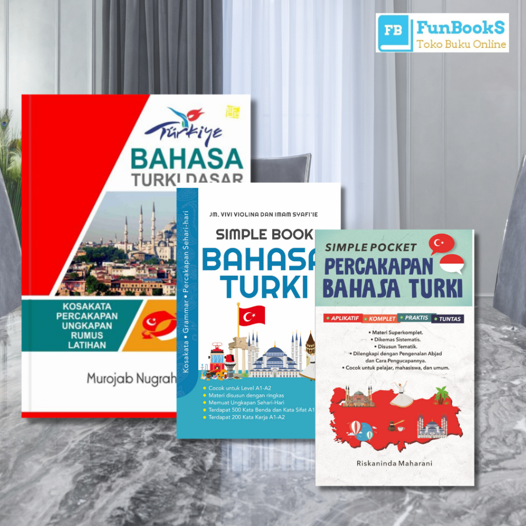 Jual Buku Belajar Bahasa Turki Dasar, Simple Book Bahasa Turki, Simple ...