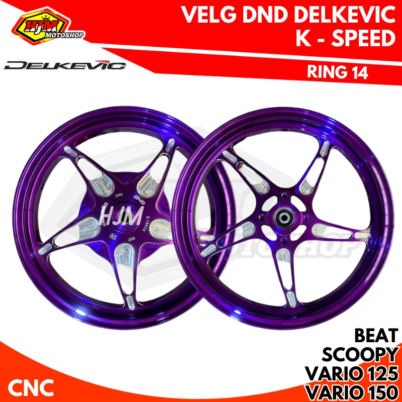 Jual Velg Racing DELKEVIC DND K-Speed Bintang Laut Vario 125 Vario 150 ...