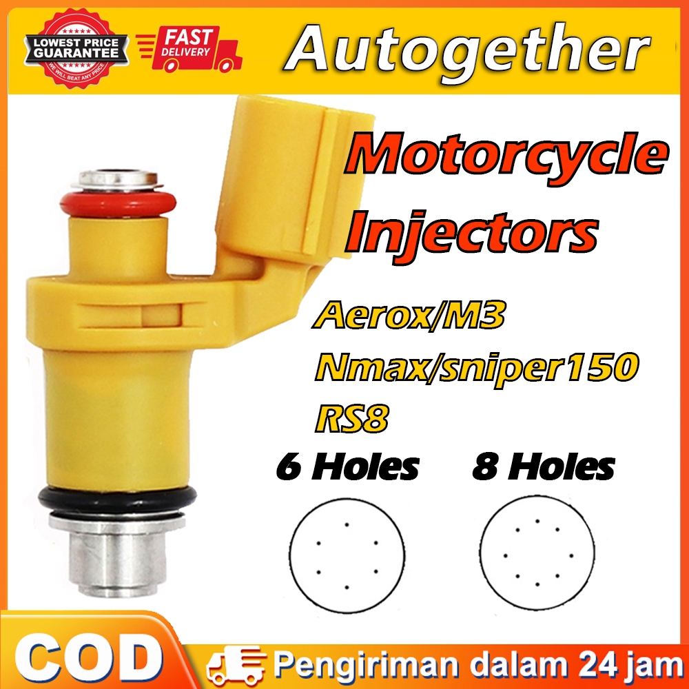 Jual Motorcycle Fuel Injector Fit For YAMAHA RS8 Fi INJECTOR 6/8 HOLES ...