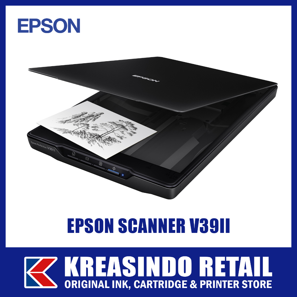 Jual Epson Perfection V39II V39 II Flatbed Photo Scanner | Shopee Indonesia