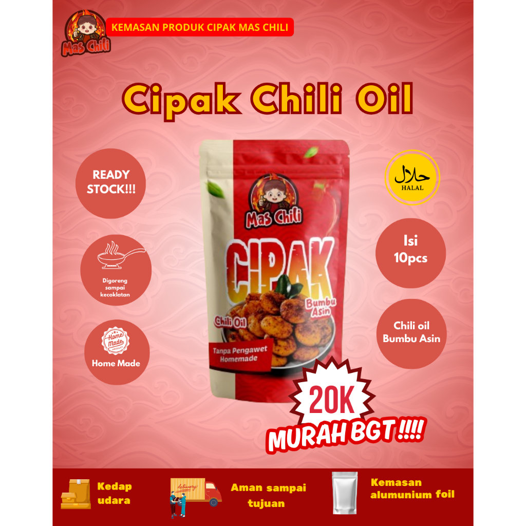 Jual CIPAK CHILI OIL MAS CHILI | Shopee Indonesia